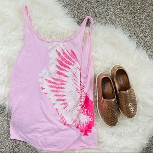 H&M | Tops | Light Pink Angel Wing Tank | Poshmark